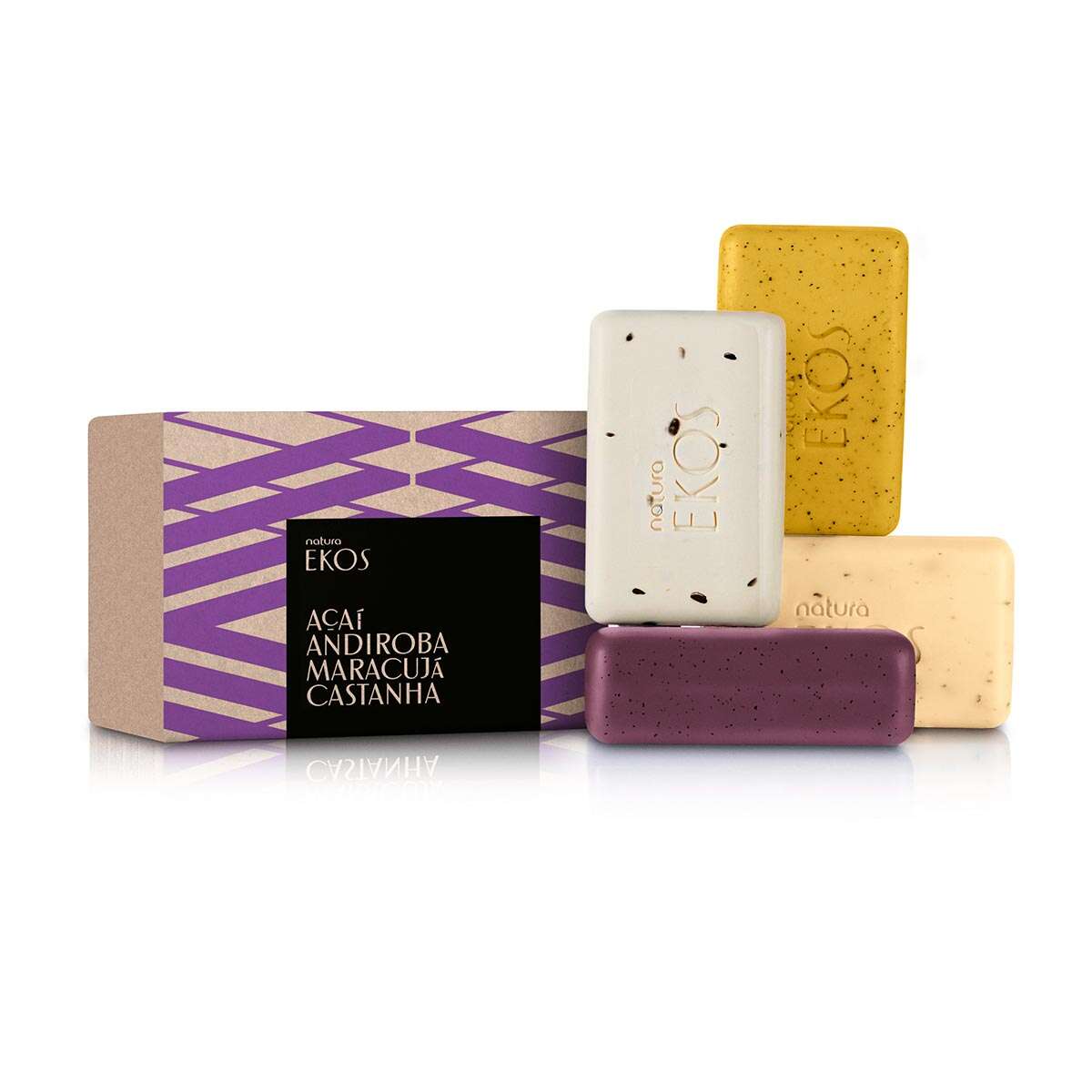 EKOS - Exfoliating Soap Bar Acai-Andiroba-Passion Fruit Chestnut ...